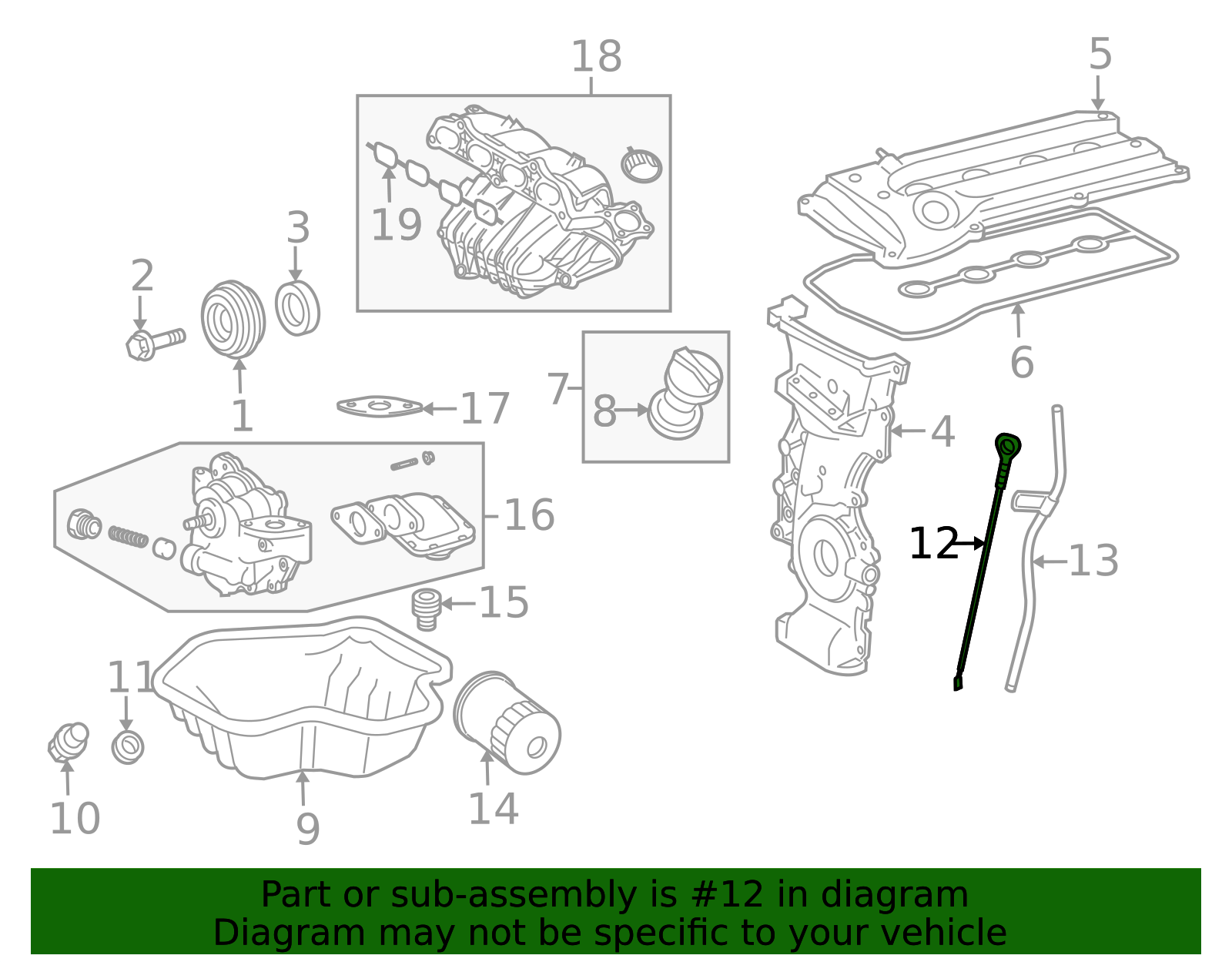 2008-2015 Toyota Engine Oil Dipstick 15301-28031 | Toyota Parts Center