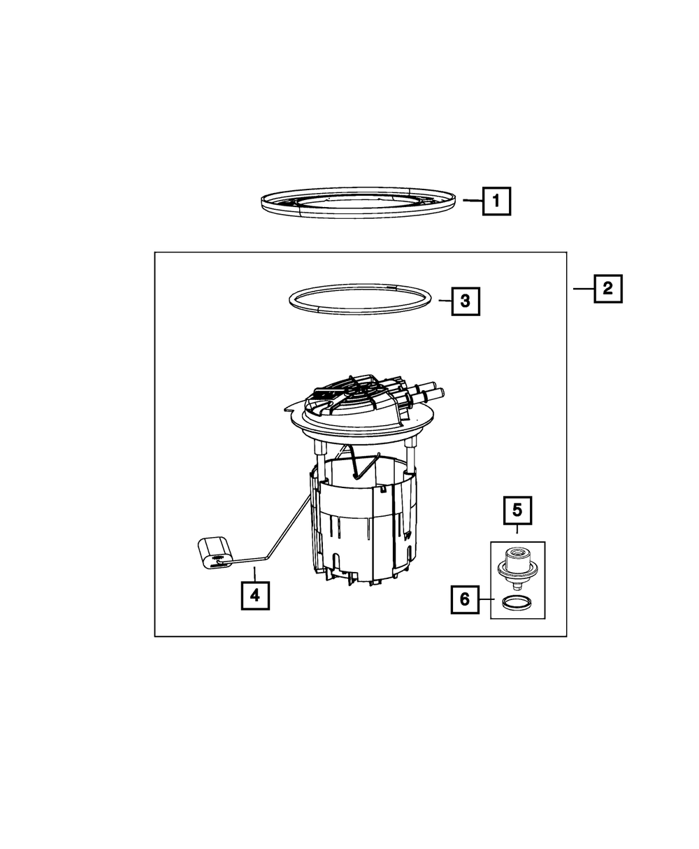 68039210AG - Fuel Pump/Level Unit Module Kit 2009-2020 Dodge Journey ...