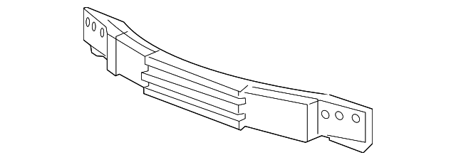 2007-2017 GMC Front Bumper Impact Bar 22806758 | Capital Chevy Parts