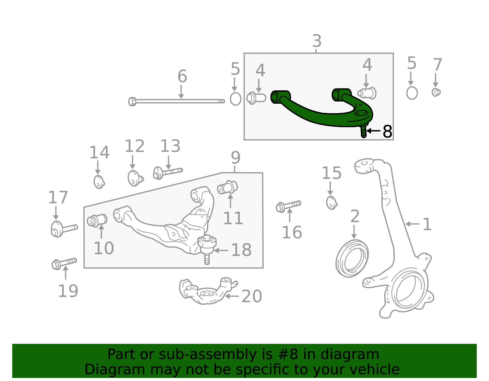 90468-A0003 - Lower Ball Joint Cotter Pin - 2003-2015 Toyota | Nucar ...