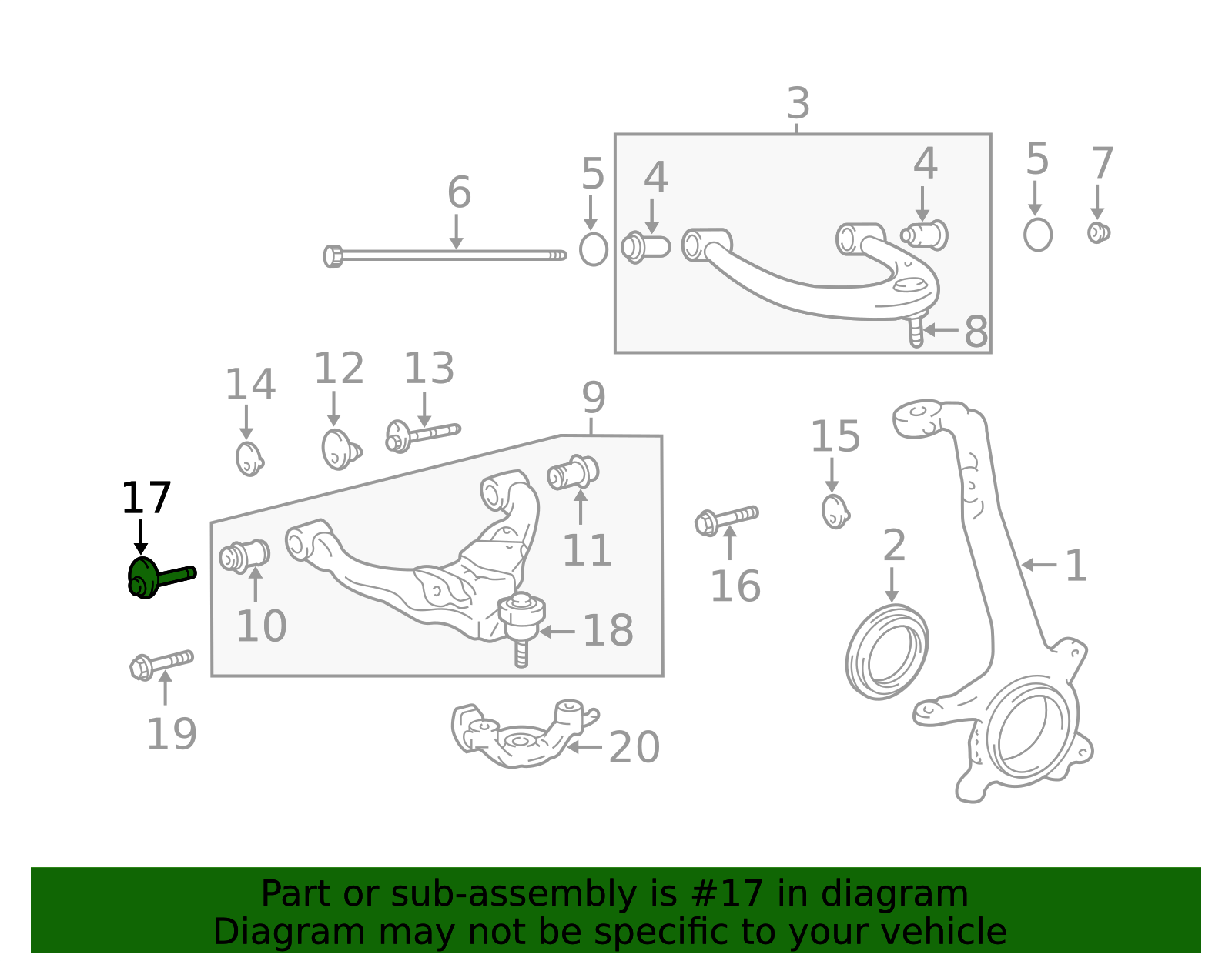 Genuine Official Toyota Upper Control Arm Lock Nut part# 90178-A0001 ...