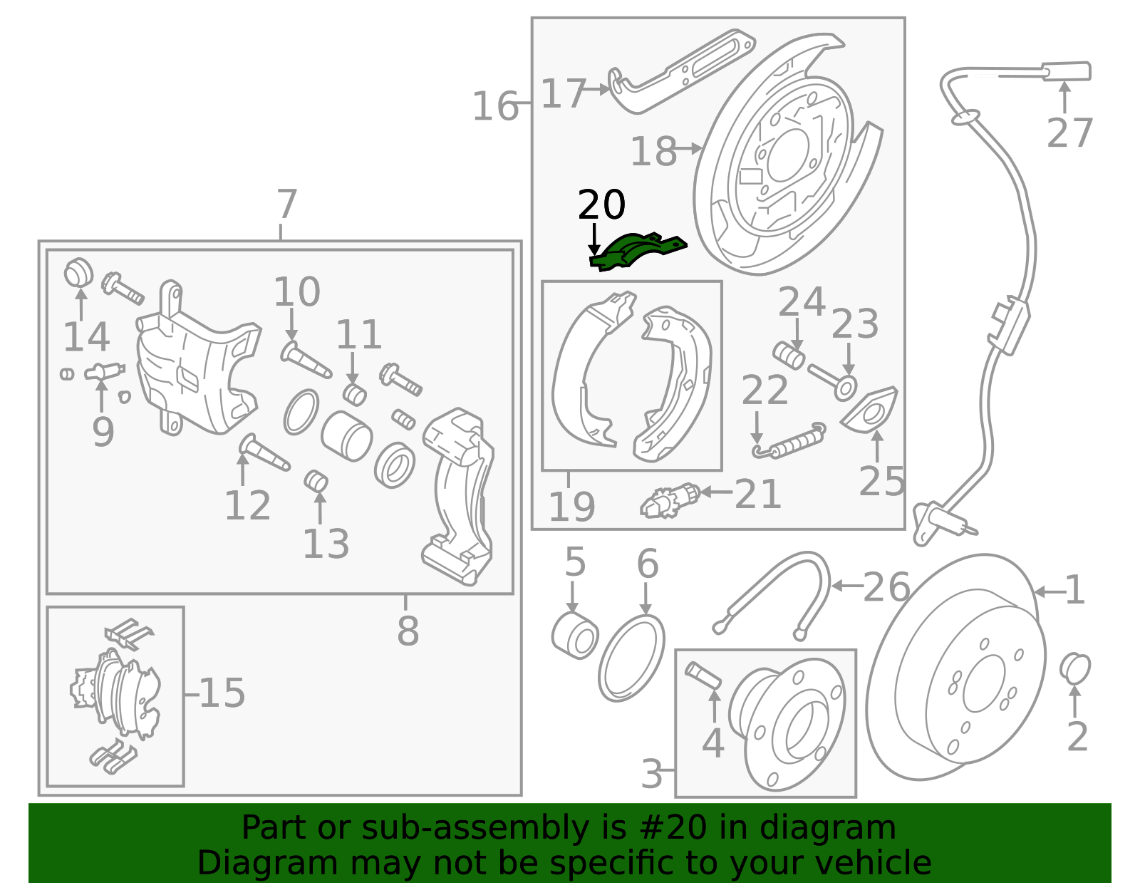 Parking Brake Cable Equalizer 58264-2S300 | MotorMotor