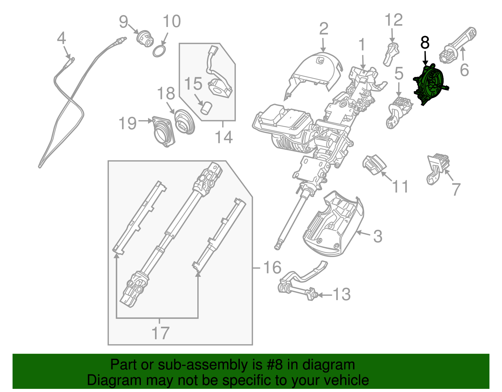 61318379091 - 1999-2010 BMW Combo Switch Support (61-31-8-379-091 ...