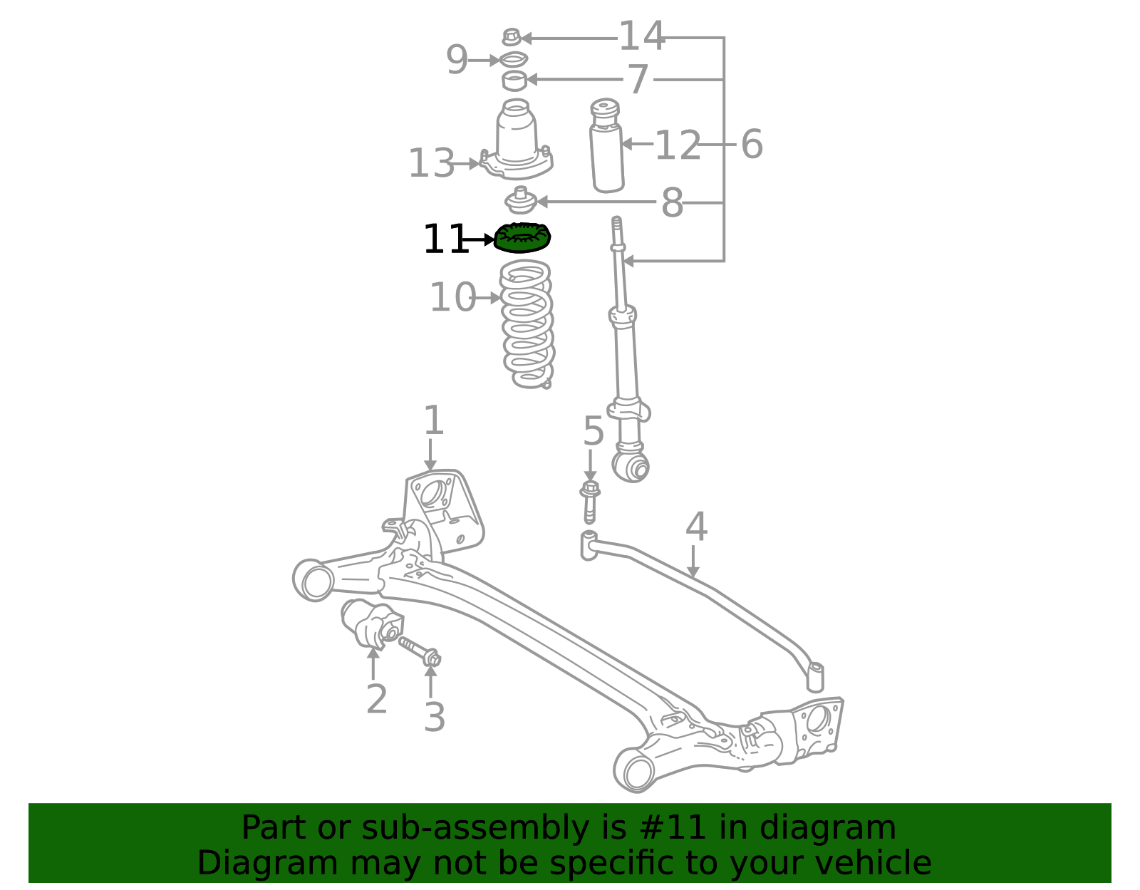 2001-2013 Toyota Insulator 48257-02040 | MotorMotor