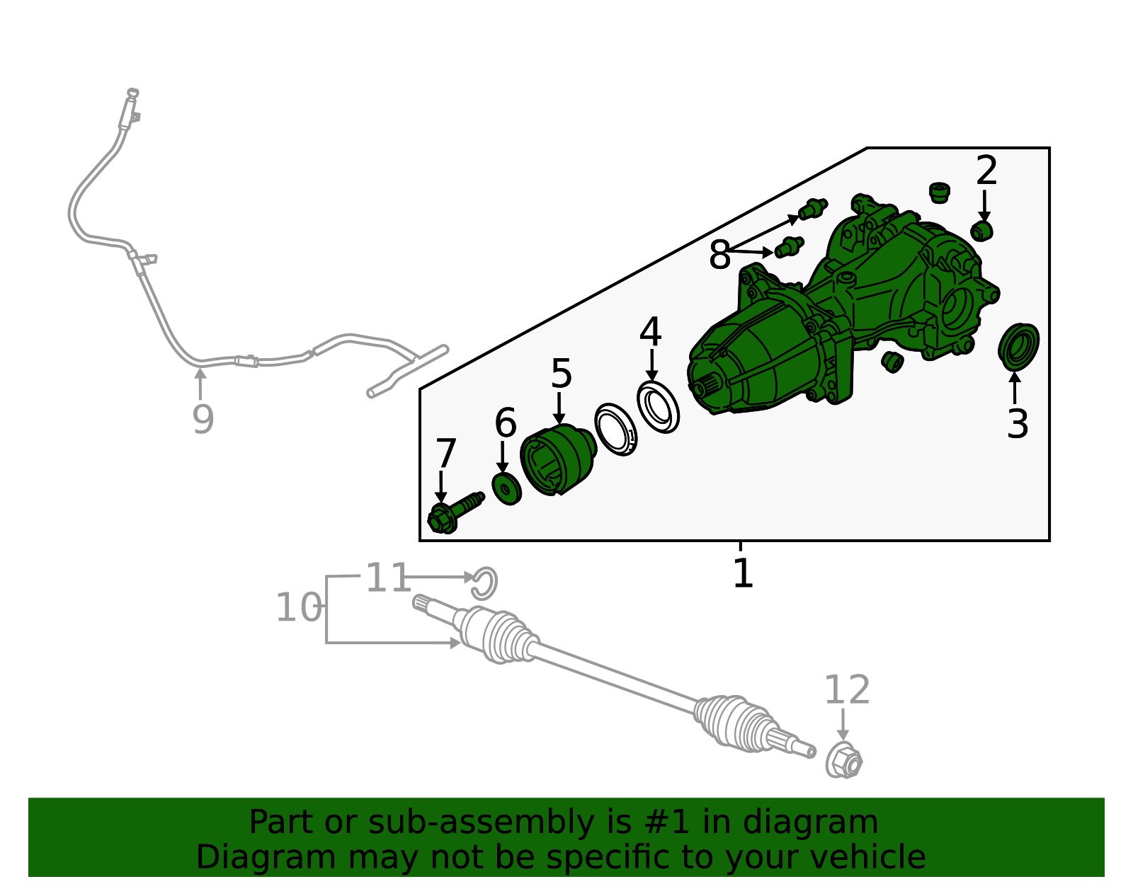 2015-2020 Ford Axle Assembly Rear PU7Z-4000-A | OEM Parts Online