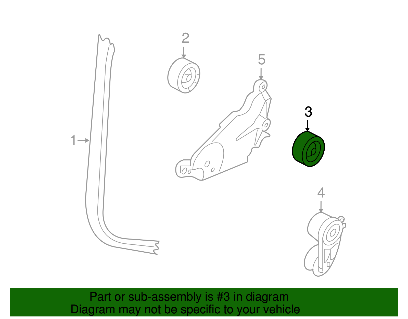 11925JK20D - Infiniti Idler Pulley 2007-2019 Infiniti | Performance ...