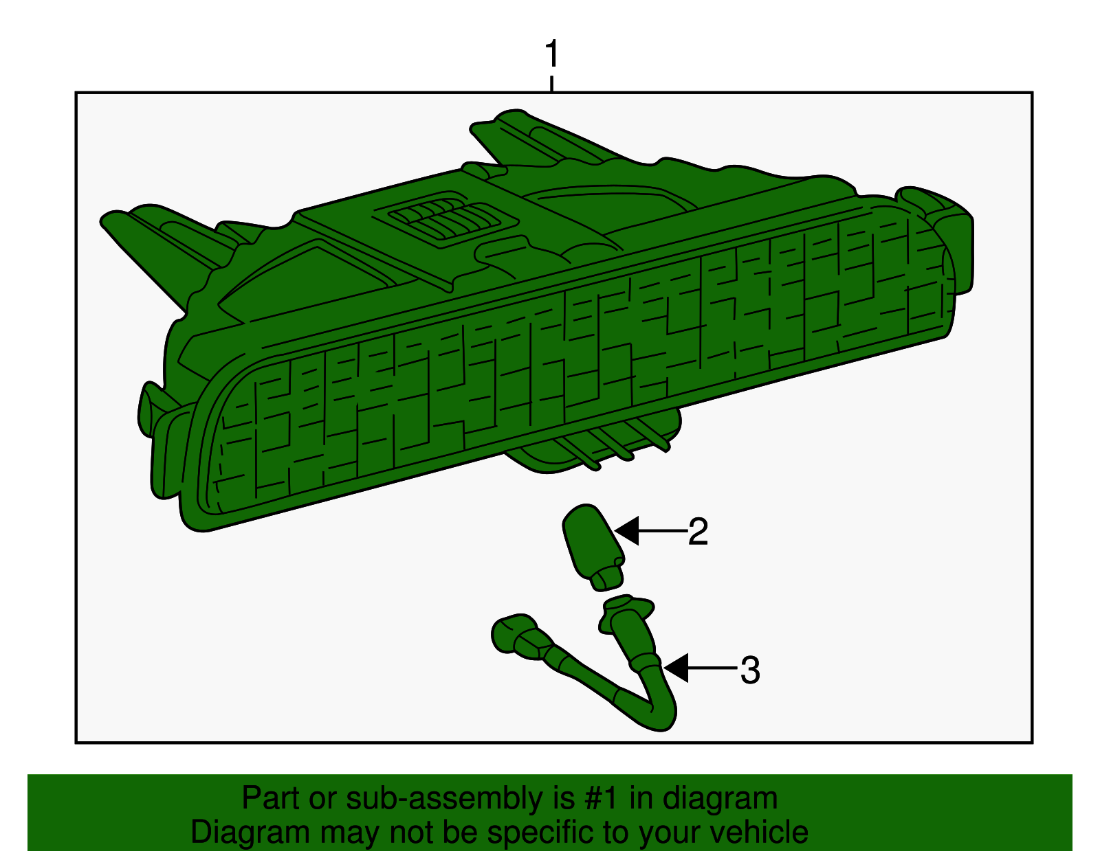 2003-2008 Toyota Corolla High Mount Lamp 81570-02130 | Toyota Parts Center