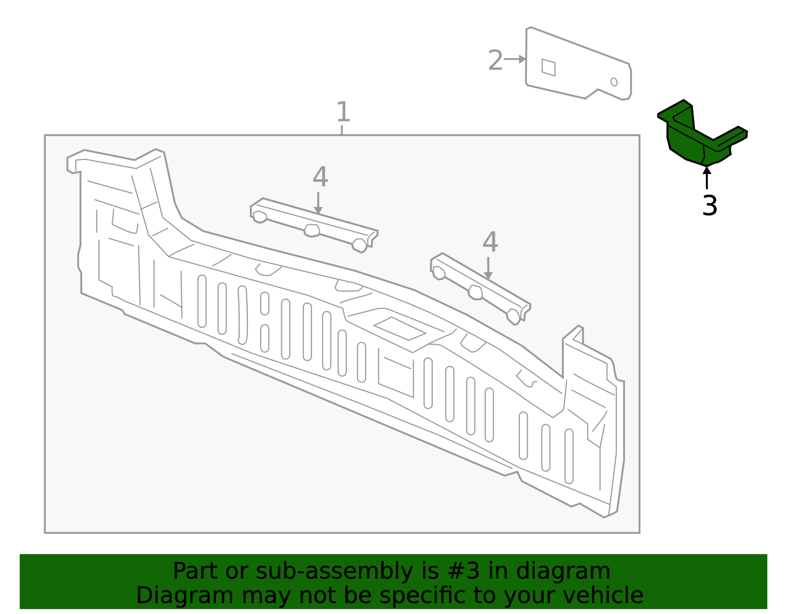 2019-2025 Acura RDX Spare Bracket 66167-TJB-A00ZZ | Acura Automotive Parts