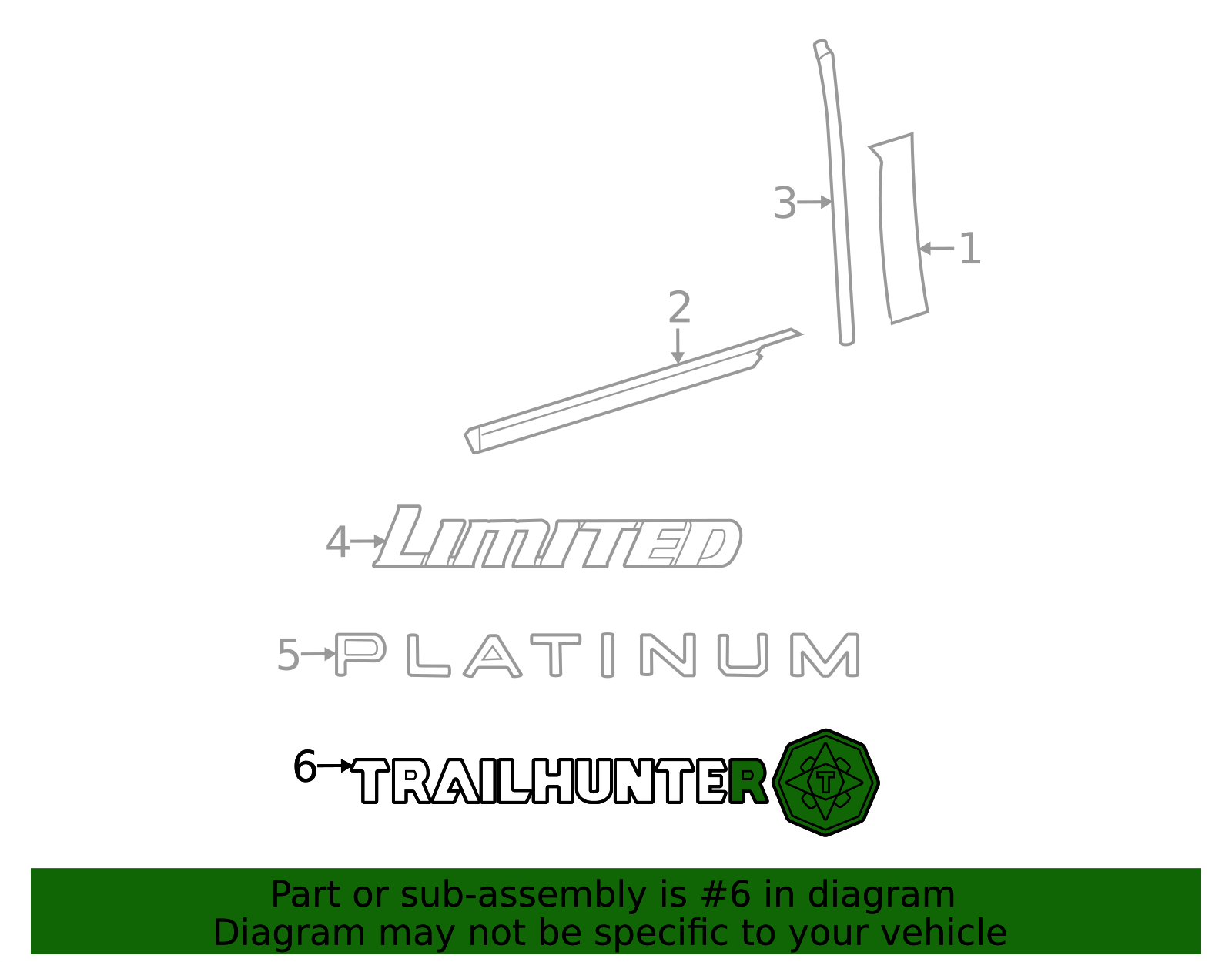 75444-35100 - High-Quality Nameplate for 2025 Toyota 4Runner ...
