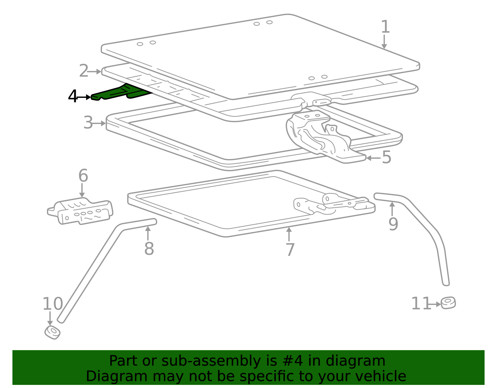 81641-25000 - Air Deflector 2000-2002 Hyundai Accent | Hyundai Parts Space