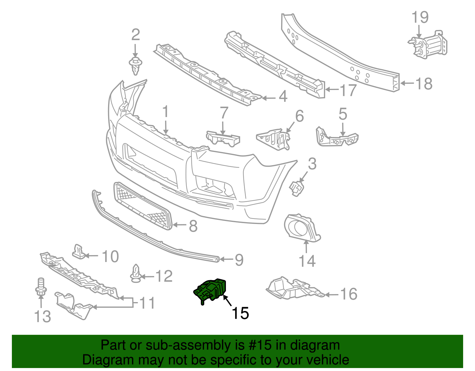 2010-2013 Toyota 4Runner Air Inlet Duct 53286-35010 | Toyota Parts Center