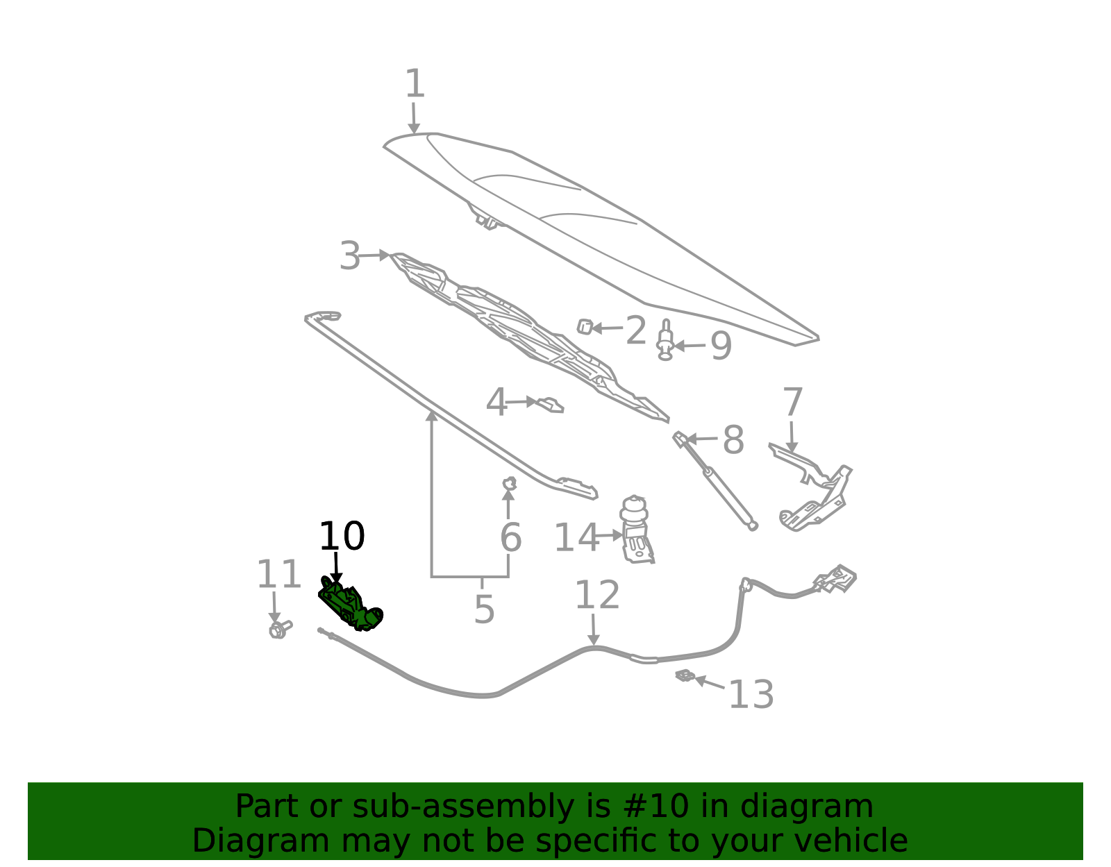 65601-CA00A - High-Quality Hood Latch for 2003-2007 Nissan Murano ...