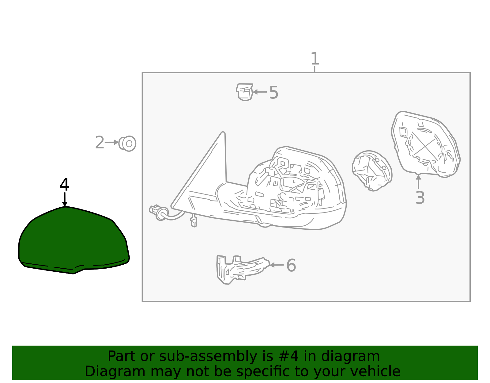 87915-AK030-B1 - High-Quality Outer Cover for 2024-2025 Toyota Tacoma ...