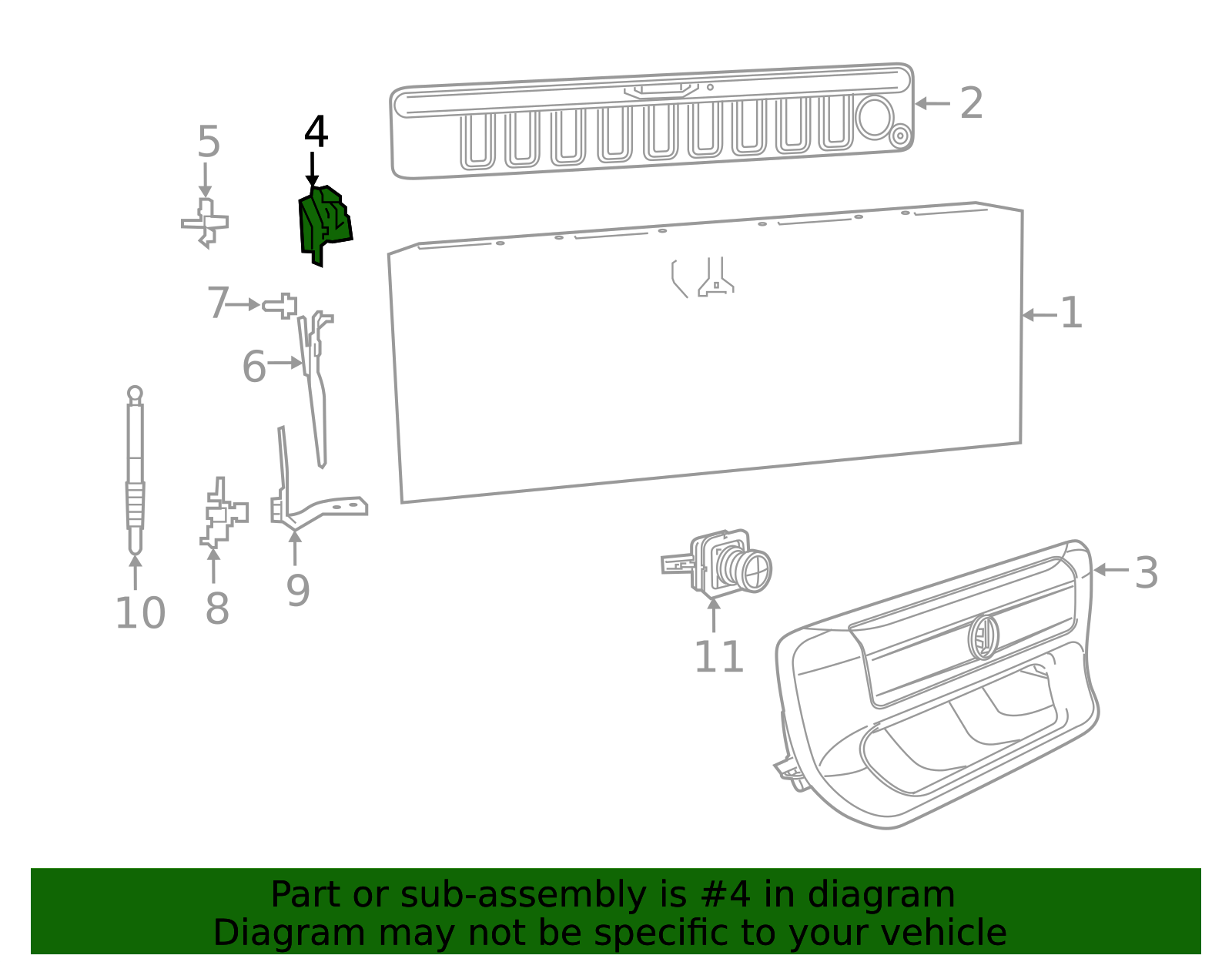 2019-2025 Ram 1500 Latch 68312079AM | Mopar Parts Canada