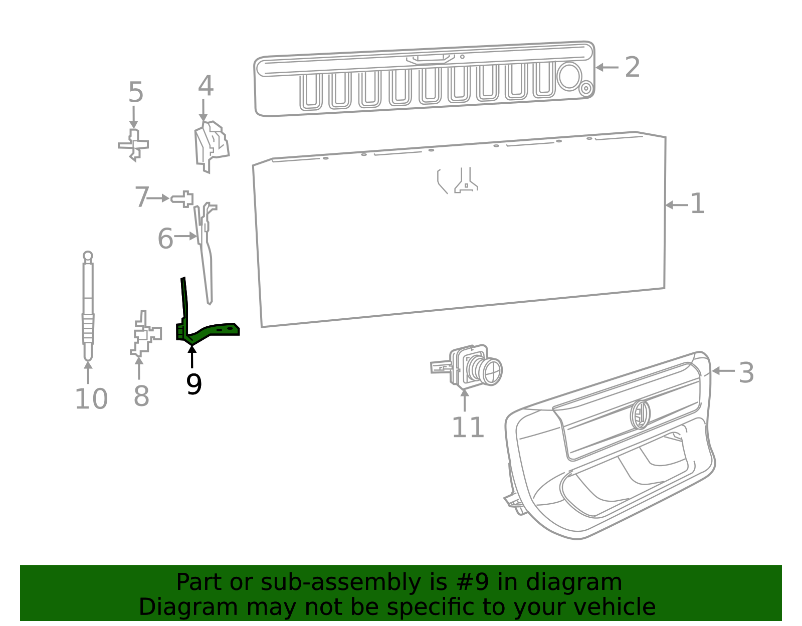 2019-2024 Ram 1500 Bracket 68278372AF | Mopar Parts Canada