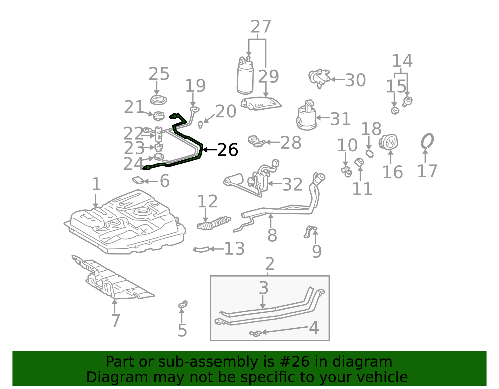 2001-2003 Toyota Sienna Tube 77209-08020 | MotorMotor
