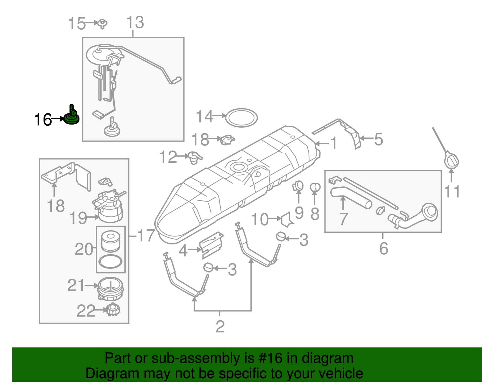 E5TZ-9J306-BA - Fuel Filter 2003-2008 Ford | Ford Parts Direct
