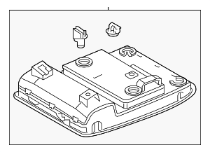 2020 Toyota RAV4 Overhead Console 81208-42771-B0 | Toyota Parts Center