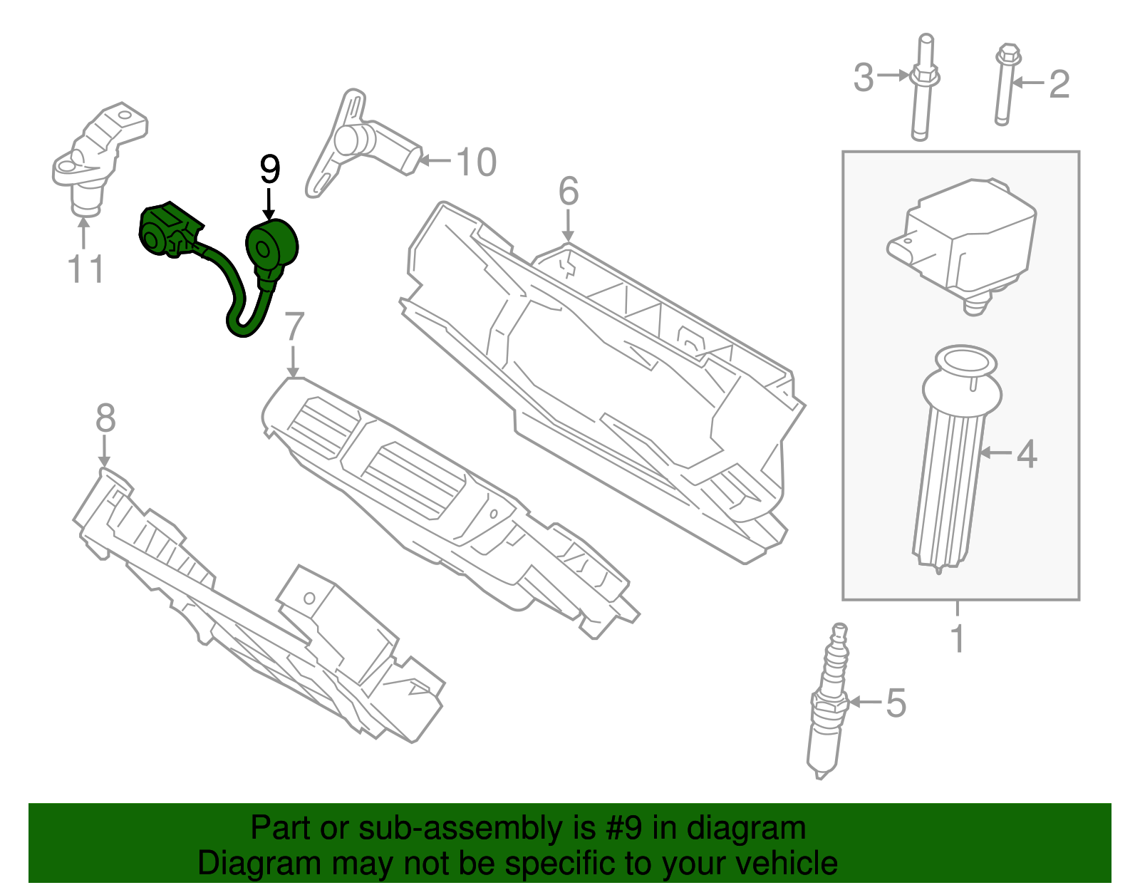 Genuine Knock Sensor for 2012-2019 Land Rover | Land Rover Part ...
