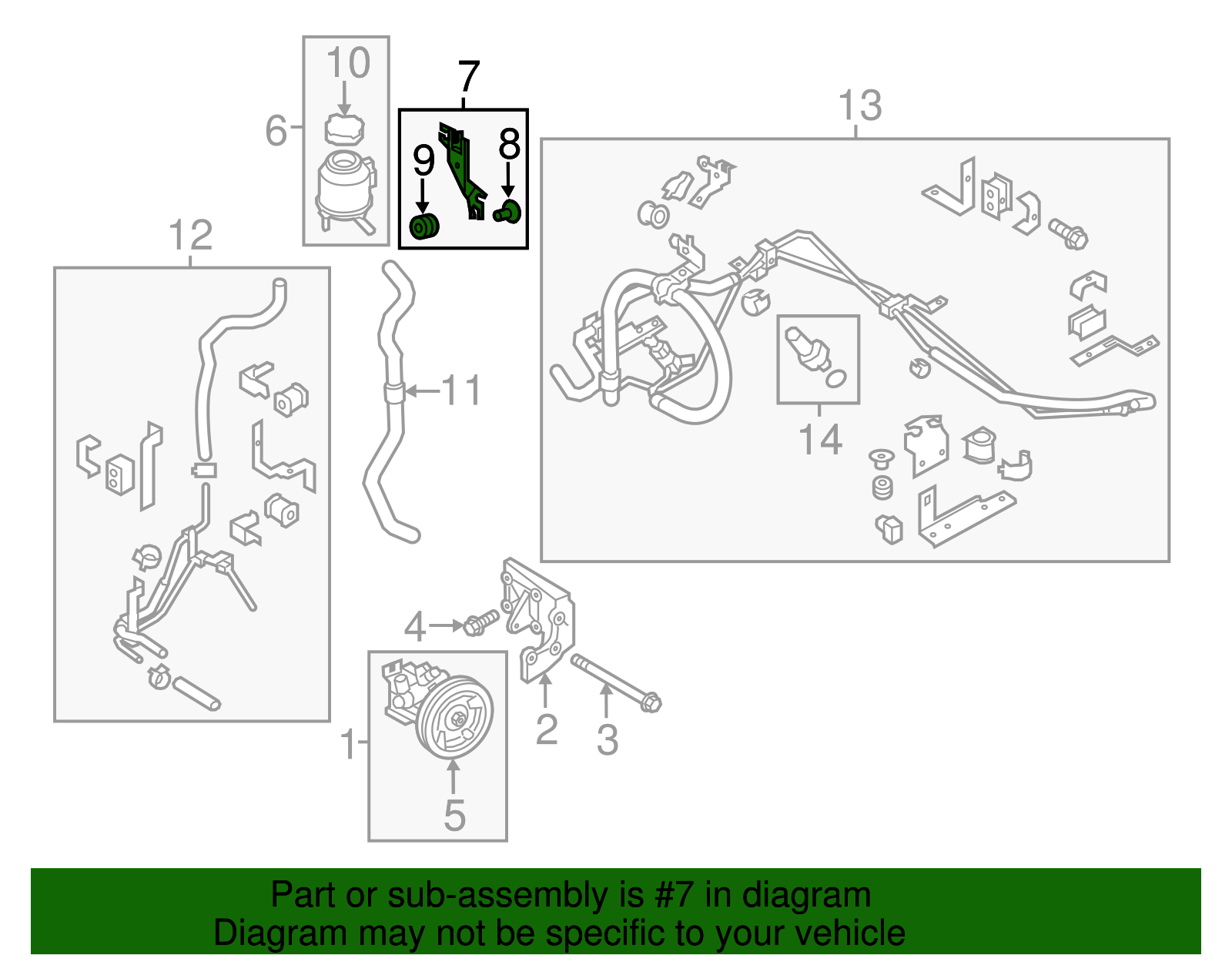 49190-1MA0A - Reservoir Support Bracket 2011-2019 Infiniti | Infiniti ...