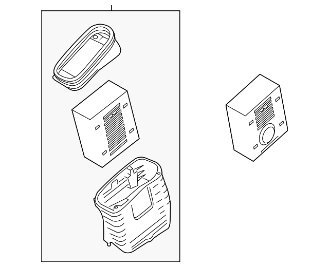 2015-2018 Porsche Macan Air Cleaner Assembly 95B-129-607-B | Gaudin ...