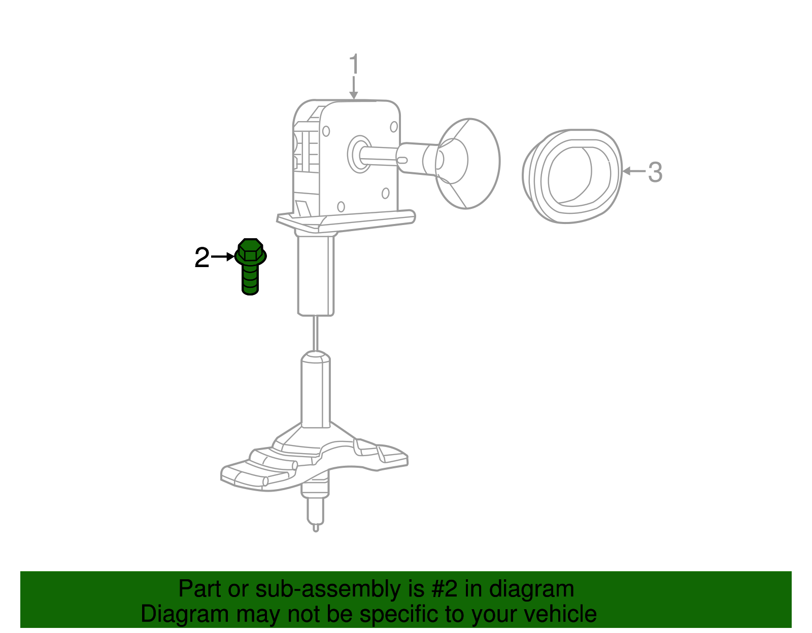 2007-2024 Mopar Spare Tire Carrier Bolt 06104390AA | Mopar Parts Canada