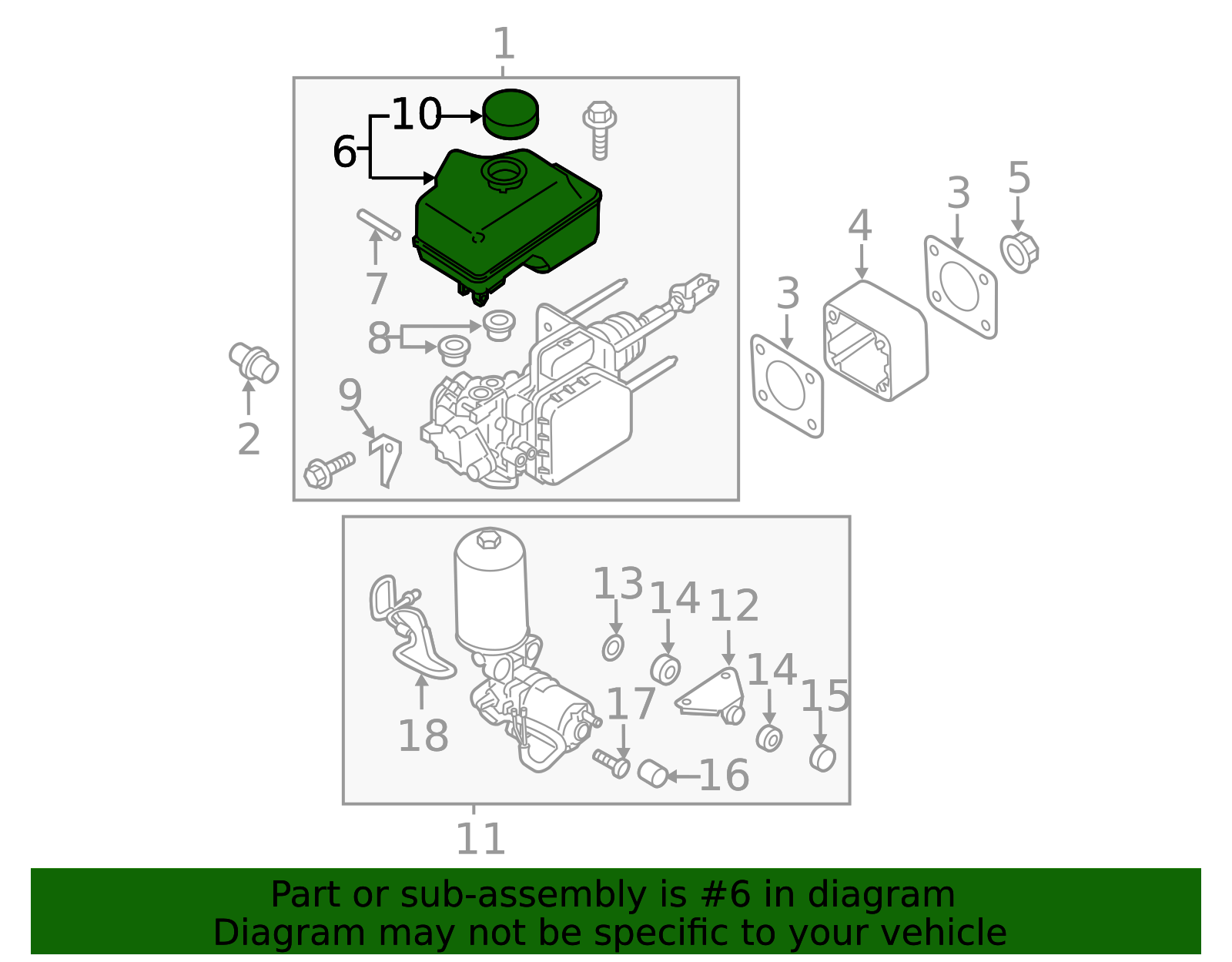 46090-1PA1A - Master Cylinder Reservoir 2012-2021 Nissan | Official ...