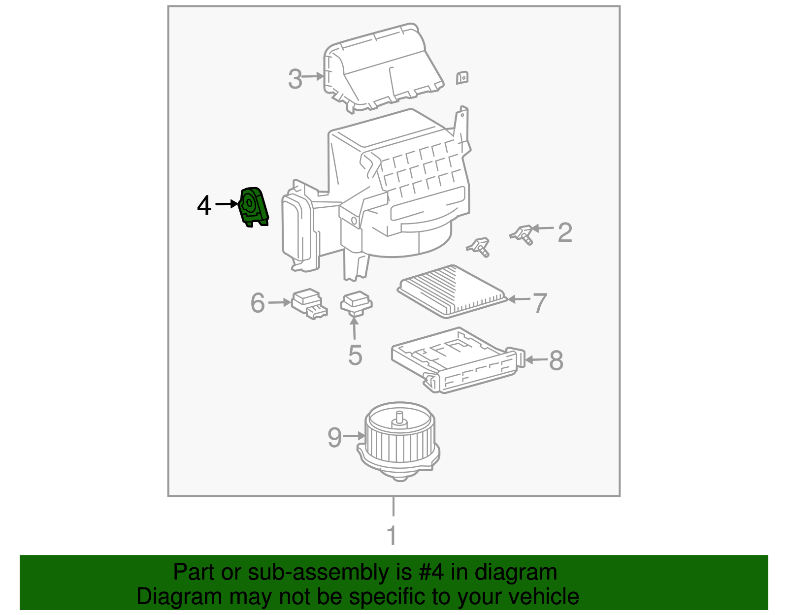 OEM 2004-2010 Toyota Sienna Servo Part # 87106-08090 | Modern Toyota Parts