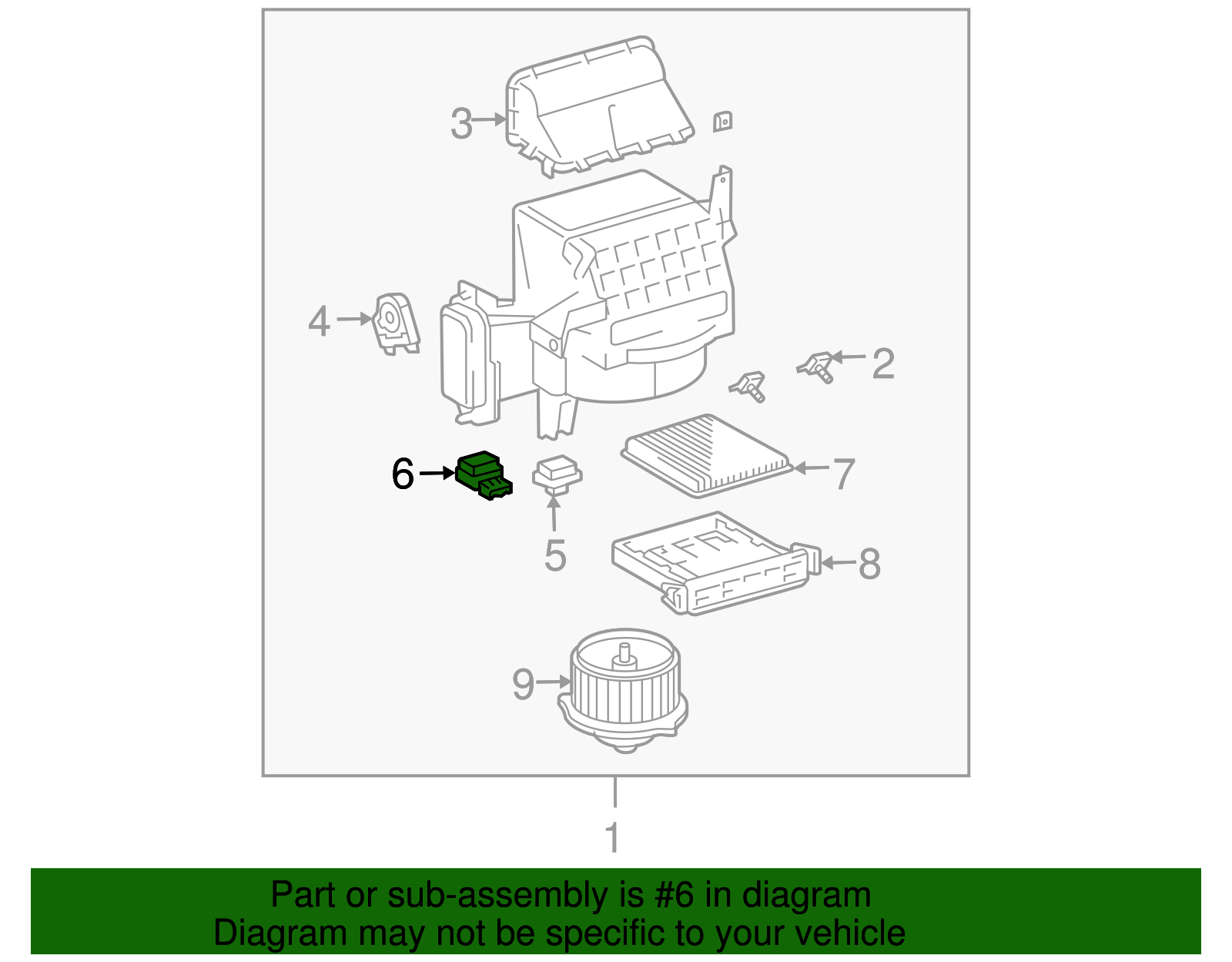 2006-2007 Toyota Sienna HVAC Blower Motor Control Module 87165-45020 ...