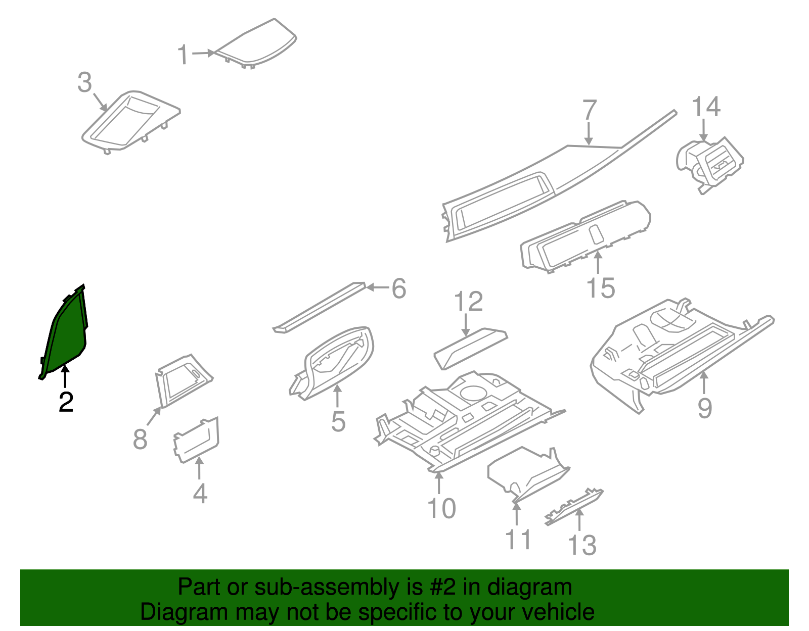 51459239304 - 2012-2020 BMW Side Cover (51-45-9-239-304) | BMW of South ...