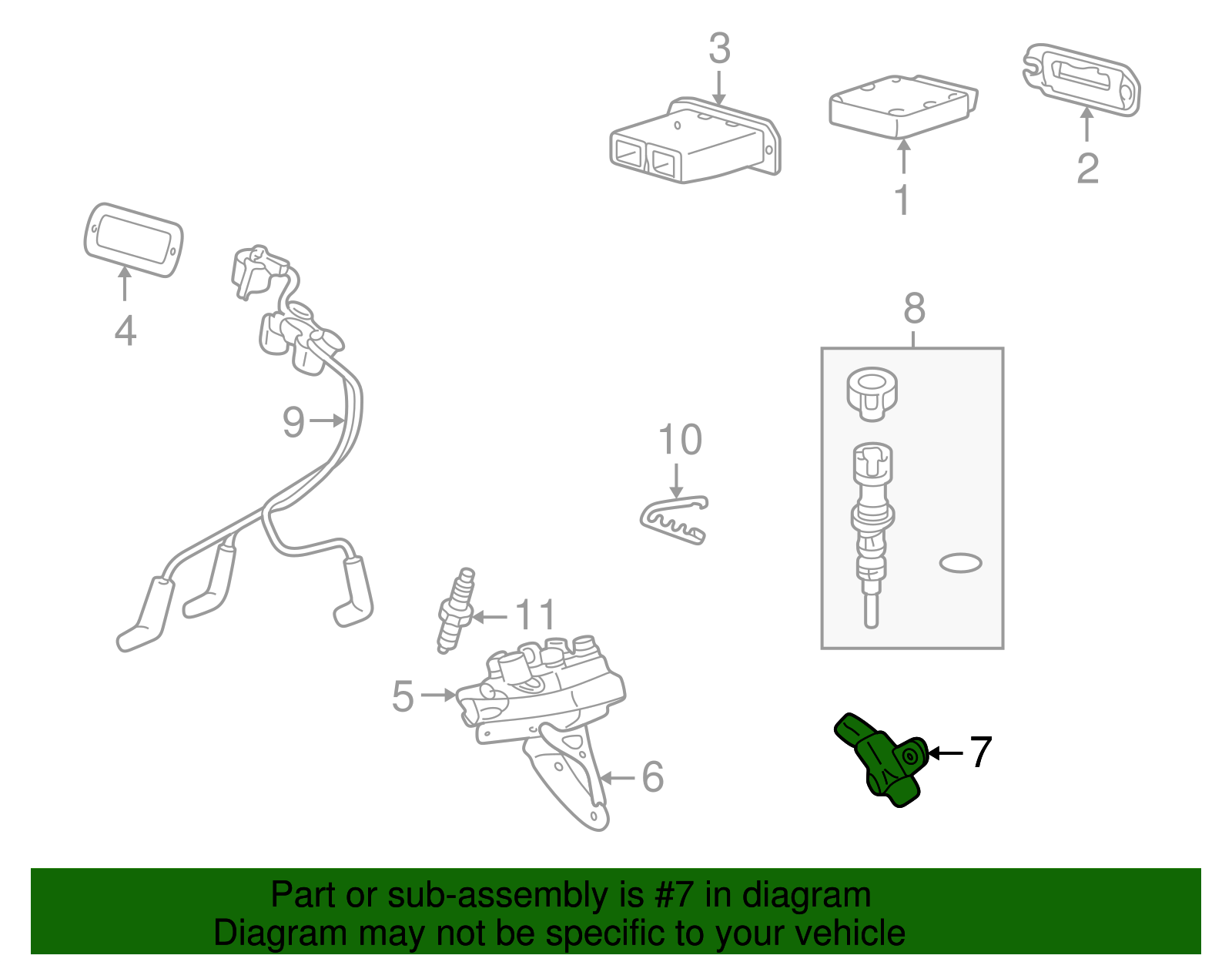 1994-2007 Mazda | Crankshaft Position Sensor | 1F21-67-082A | Mazda ...