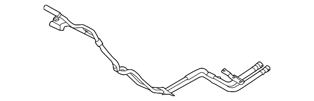 LX6Z-18B402-H - Drive Motor Battery Pack Coolant Hose - 2020-2025 Ford ...