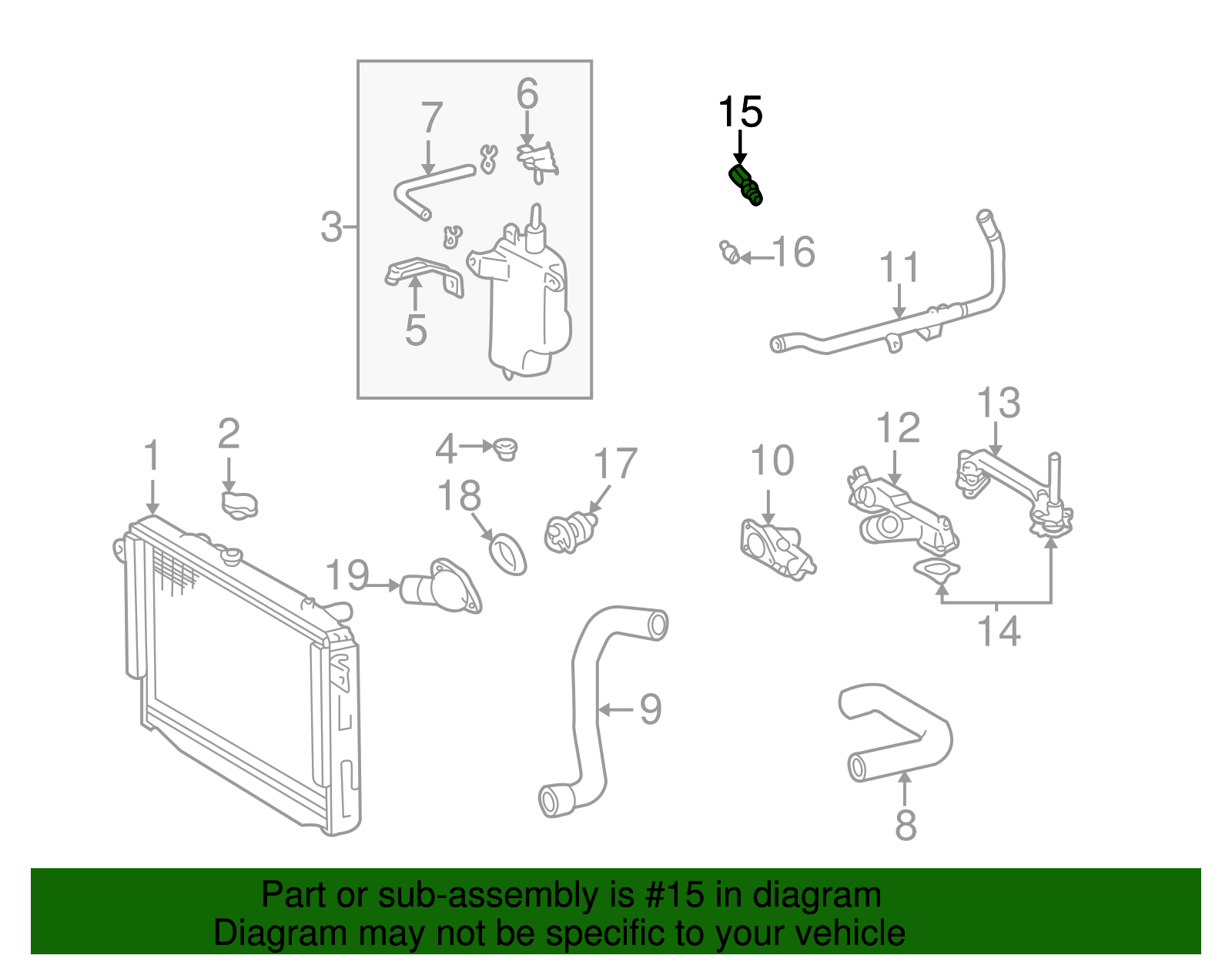 8942230030 - Toyota Engine Coolant Temperature Sensor 2000-2009 Toyota ...