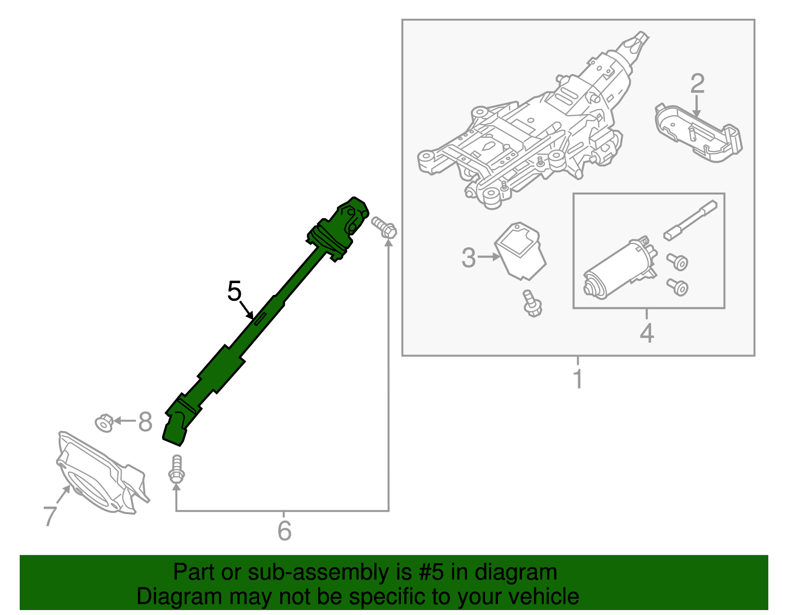 2009-2019 Ford Shaft Assembly BE9Z-3B676-D | TascaParts.com