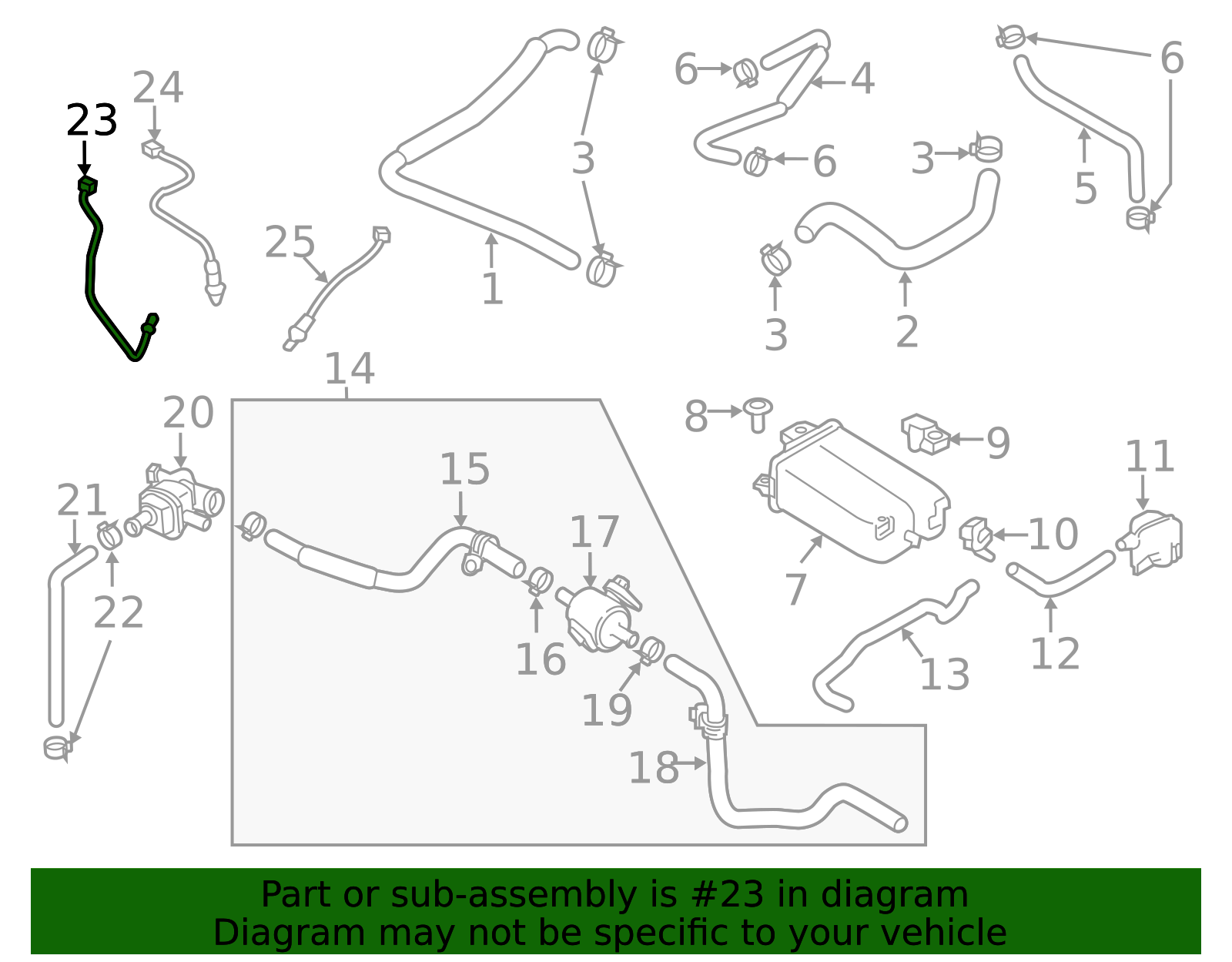 22630-9BT0A - Exhaust Gas Temperature (Egt) Sensor 2016-2025 Nissan ...