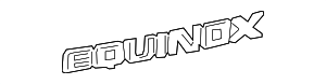 84121293 - Liftgate Vehicle Name Plate 2017-2024 Chevrolet Equinox ...