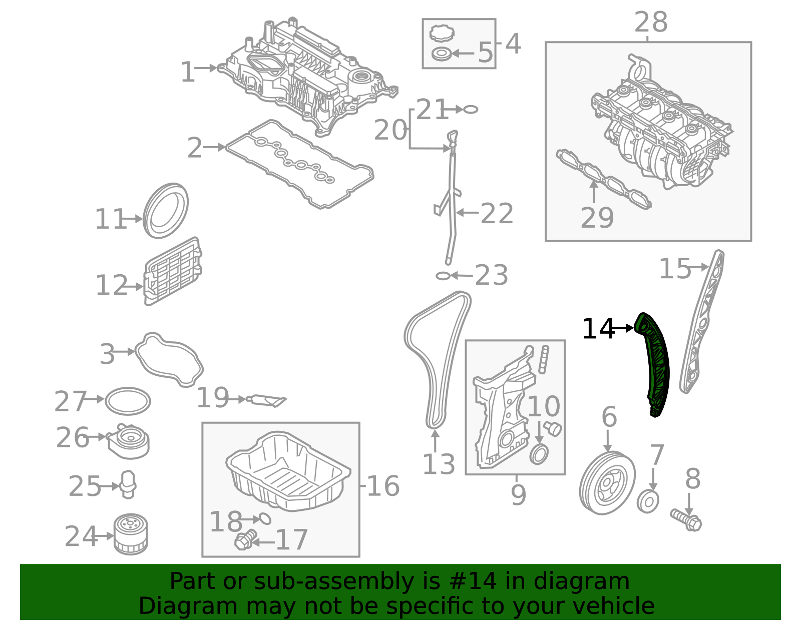 24420-2C101 - Tensioner Arm 2011-2022 Kia | Kia.Parts Store