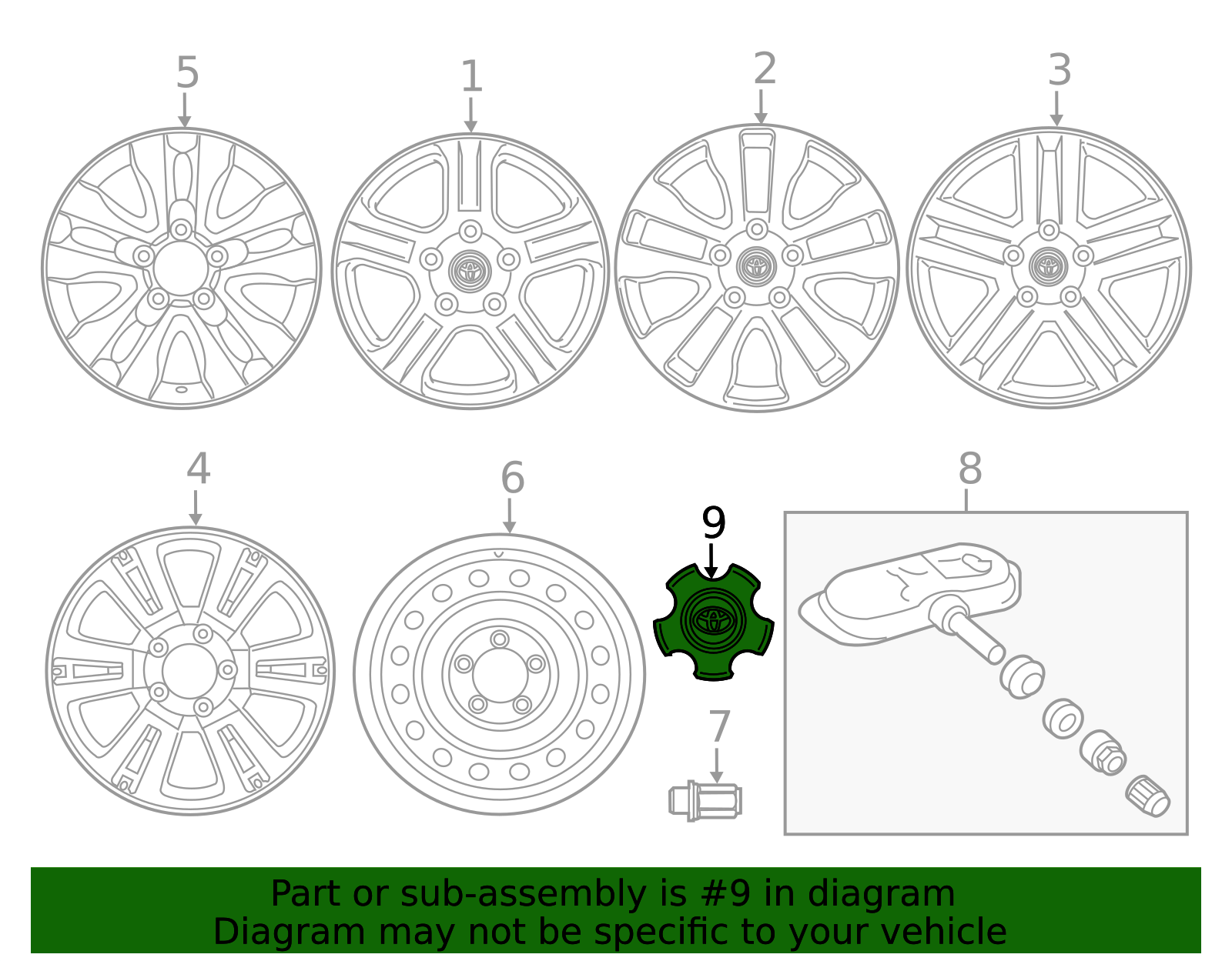 Wheel Cap - OEM Center Cover Replacement | AutoNation Parts