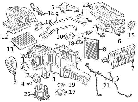 Condenser, Compressor & Lines for 2023 Ford F-150 | TascaParts.com