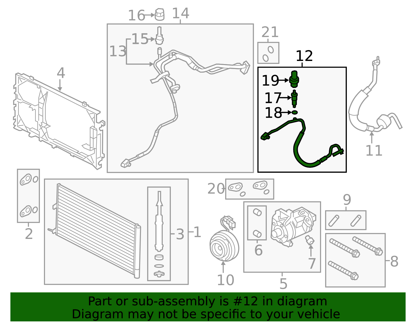2011-2014 Ford F-150 | Discharge Line | BL3Z-19972-D | Walls' Ford Parts