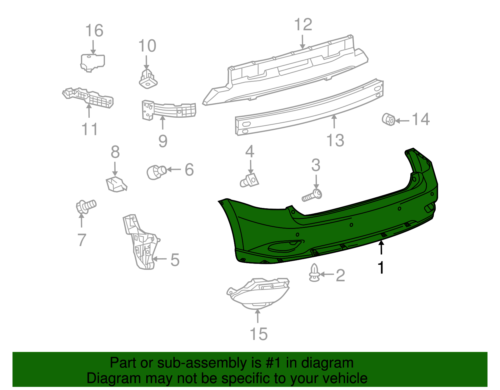 52105-0E903 - Bumper Cover 2010-2015 Lexus | Lexus Parts Outlet