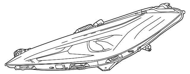 2020-2025 Chevrolet Corvette F Headlamp 86516572 | Capital Chevy Parts