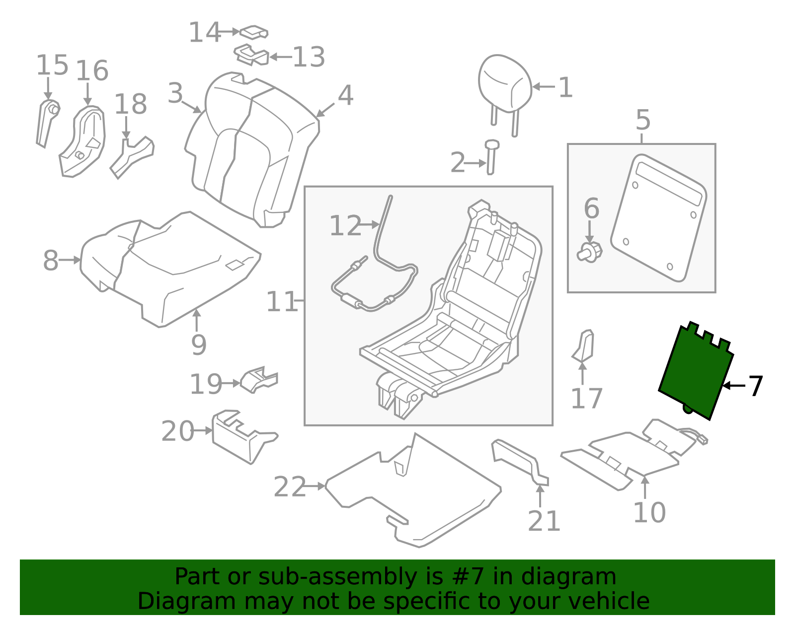 88635-1LA0A - High-Quality Seat Heater Pad for 2017-2024 Nissan Armada ...