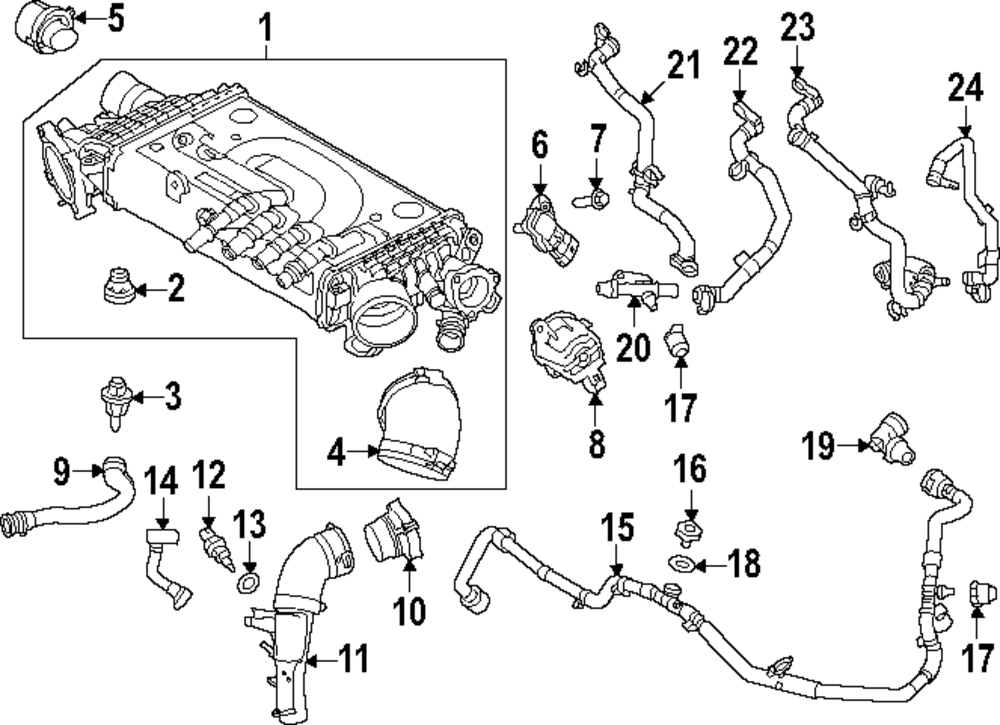 Genuine Inter-Cooler Coolant Diverter Valve for 2023 Land Rover Range ...
