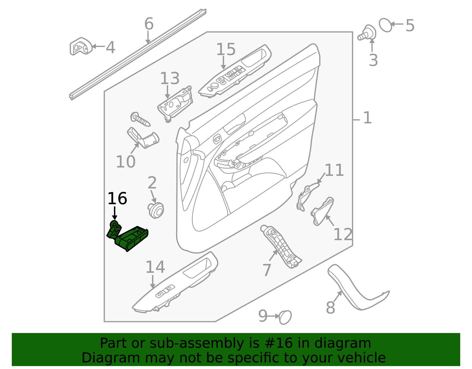 2014-2015 Kia Sorento Memory Switch - Driver's Side (LH) 93250-2P000 ...