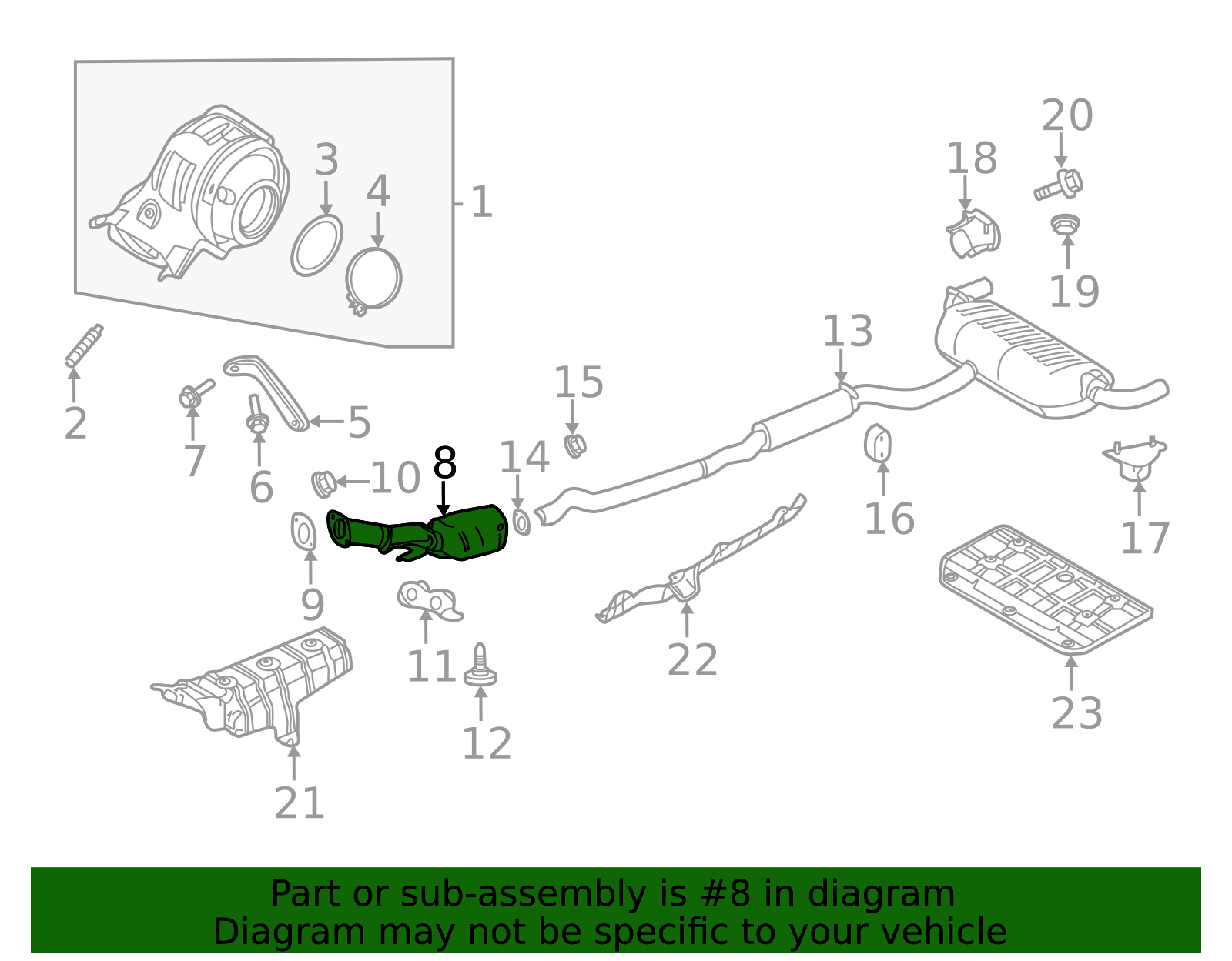 200A0-5NA4B - Front Pipe 2019-2022 INFINITI | Official INFINITI Parts Store