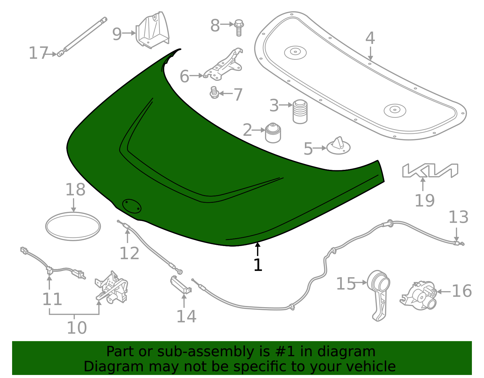 66400-K0000 - Hood Panel 2020-2021 Kia Soul | Kia.Parts Store