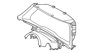 Hyundai - 84830-L0000-YTH - Upper Column Cover - 2020-2022 Hyundai ...