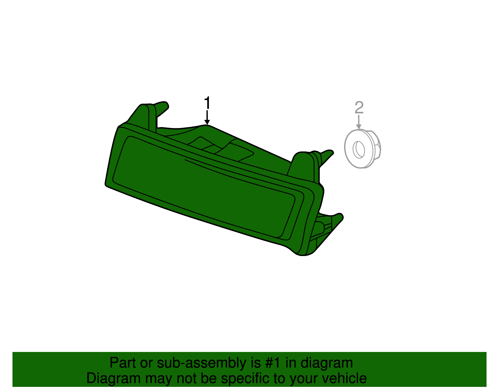 164-906-01-51 - Mercedes-Benz Daytime Run Lamp 2010-2012 Mercedes-Benz ...