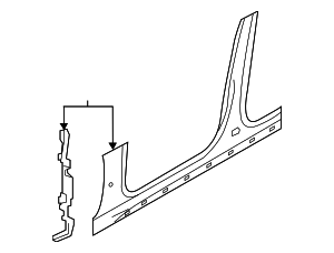 2012-2018 Audi Rocker Panel 4G5-809-847 | Audi USA Parts